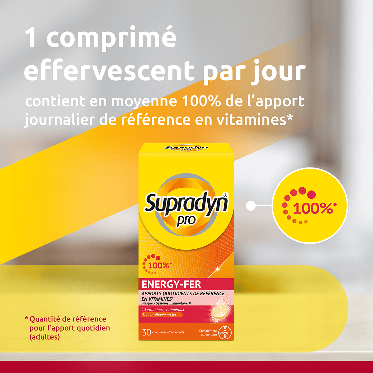 Supradyn® energy fer | Besoin quotidien en vitamines